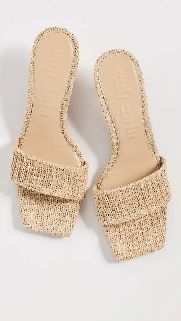 Cult Gaia Ada Raffia Sandals