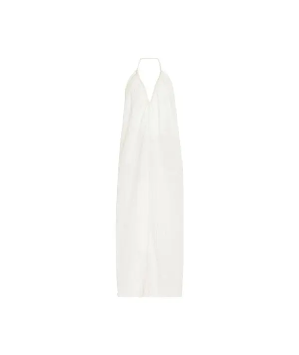 Bite Studios Textured Cotton-silk Maxi Dress