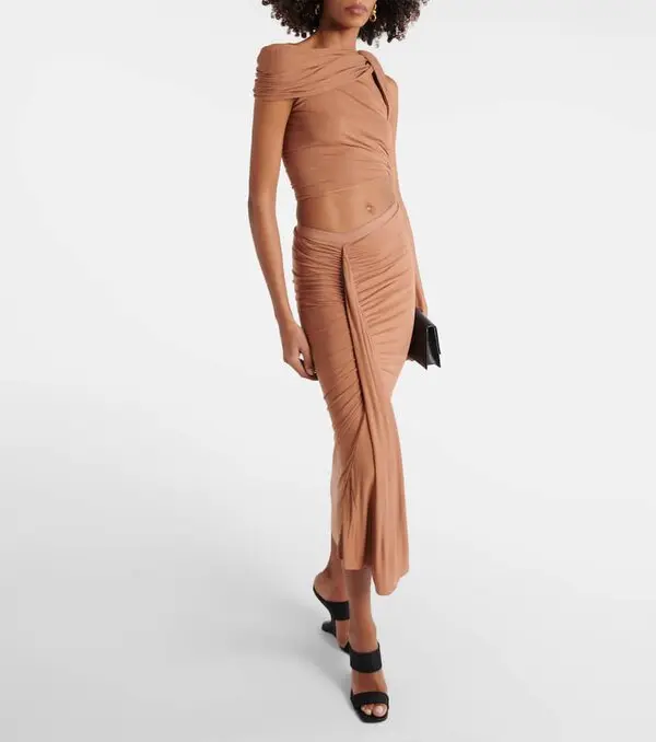Rick Owens Sienna Jersey Crop Top