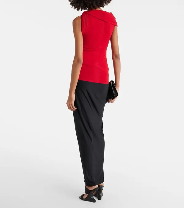 Rick Owens Knitted One-shoulder Top