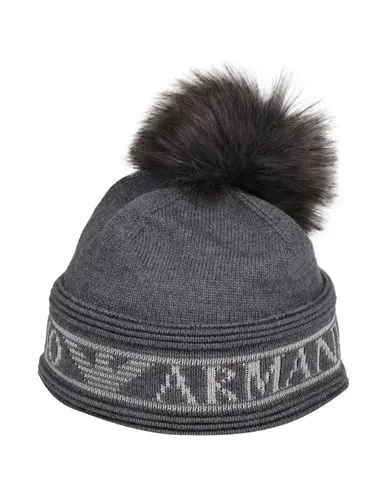 Emporio Armani Beanie In Grey - 70% Off | Editorialist display picture 1