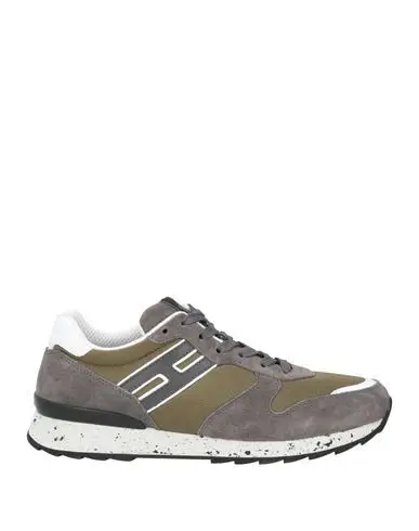 Hogan Sneakers Size Soft Leather, Textile Fibers