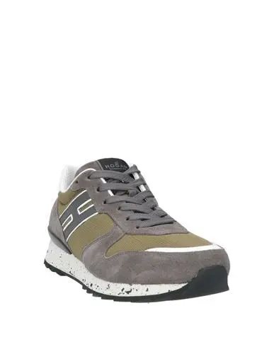 Hogan Sneakers Size Soft Leather, Textile Fibers