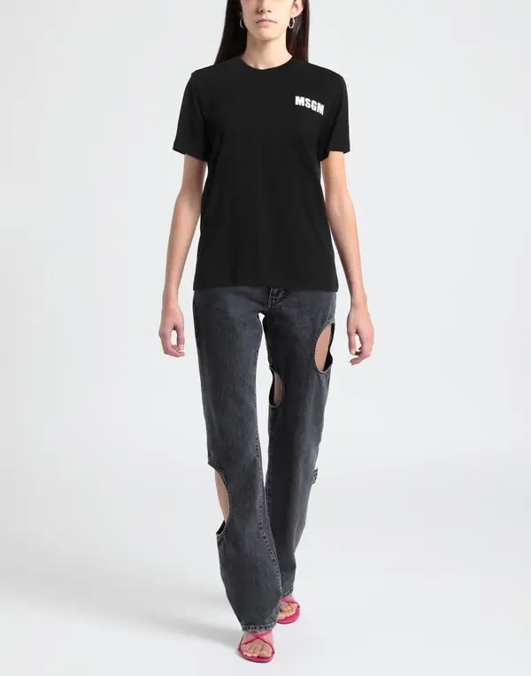 MSGM Printed T-shirt - Black