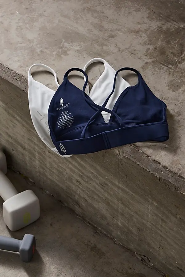 Free People Epic Triangle Bra - Midnight Navy