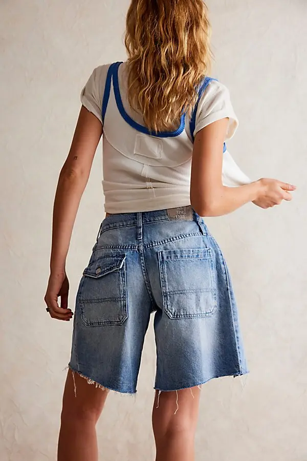 Free People We The Free Boomerang Long Shorts