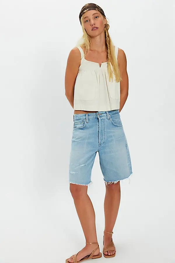 Citizens Of Humanity Ayla Denim Shorts - Cambria