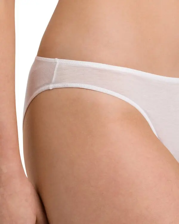 Hanro Ultralight Cotton Bikini - White