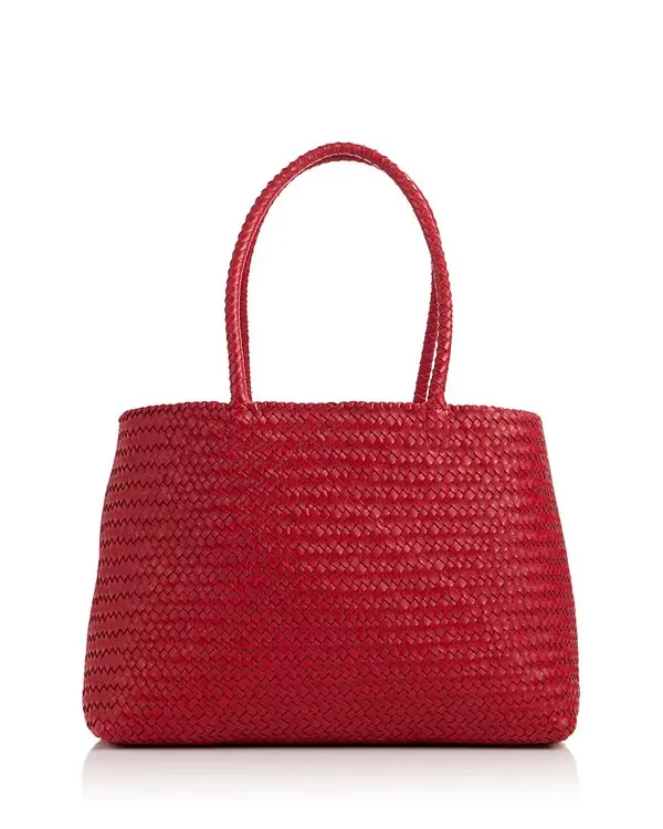 Madewell Transport E/w Woven Tote - Scarlet
