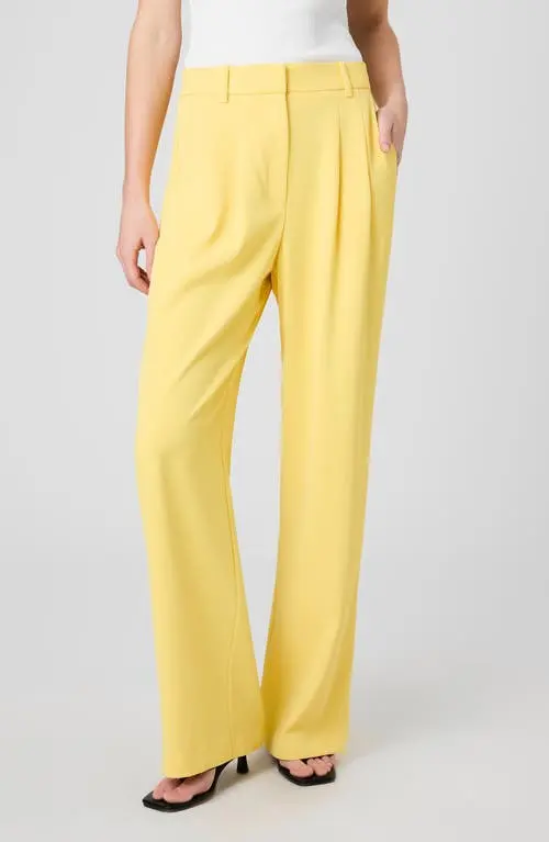 French Connection Harrie Wide Leg Suiting Pants - 73-daisy Yellow