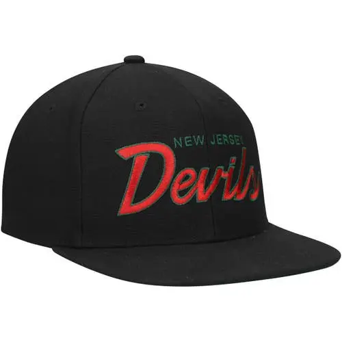 Mitchell & Ness New Jersey Devils Core Team Script 2.0 Snapback Cap