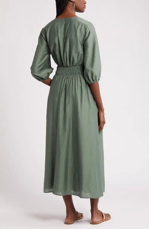 duck green dress Green Duck Print Tiered Cotton Dress with pockets – Fashiana main image 1