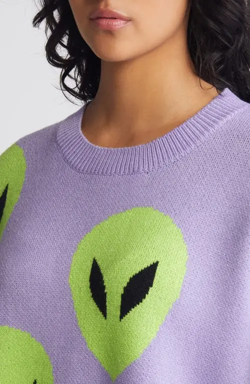 DRESSED IN LALA Alien Crewneck Sweater