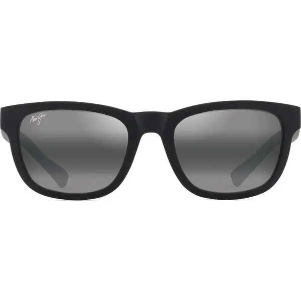 Maui Jim Kapii Square Sunglasses - Matte Black