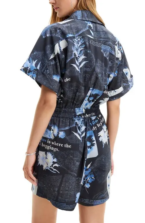 Desigual Printed Romper