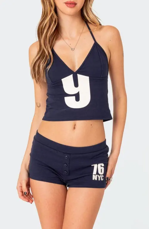 EDIKTED Jordan Halter Top