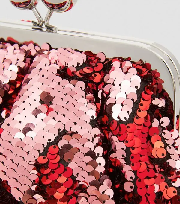 Max Mara Small Sequinned Pasticcino Bag