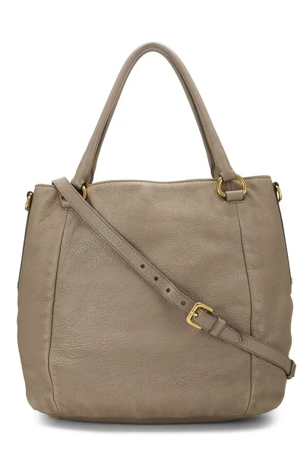 Prada Vitello Daino Convertible Tote
