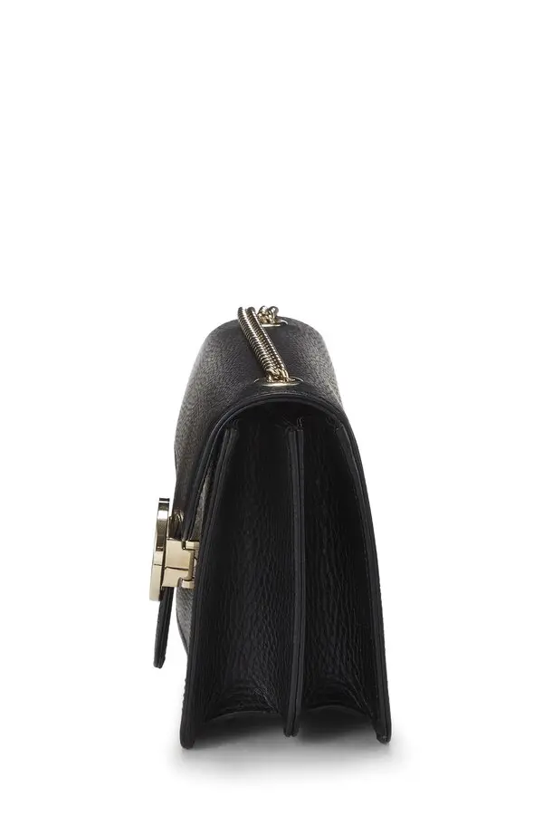 Gucci Leather Interlocking Crossbody - Black