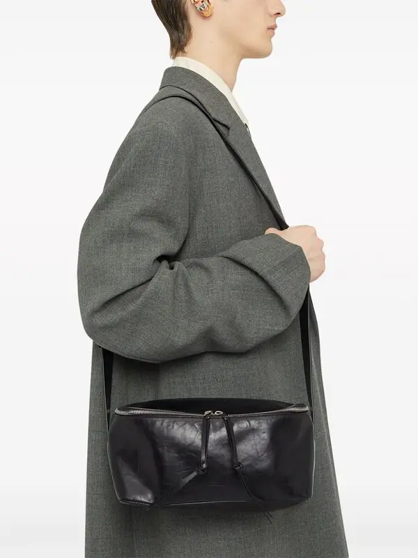 JIL SANDER Medium Leather Shoulder Bag