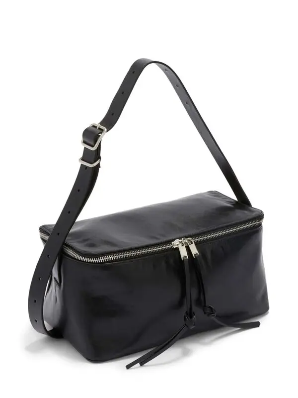 JIL SANDER Medium Leather Shoulder Bag