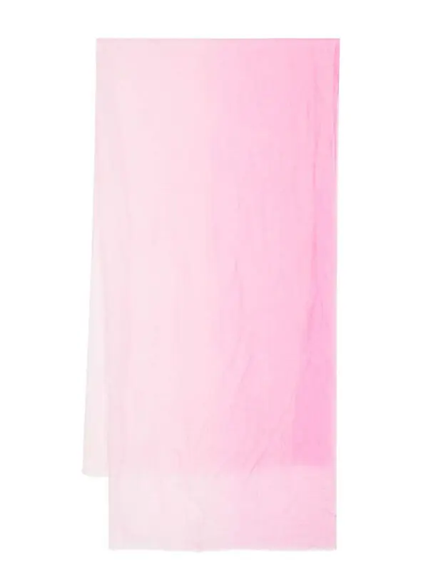 N.peal Gradient-effect Cashmere Scarf - Pink