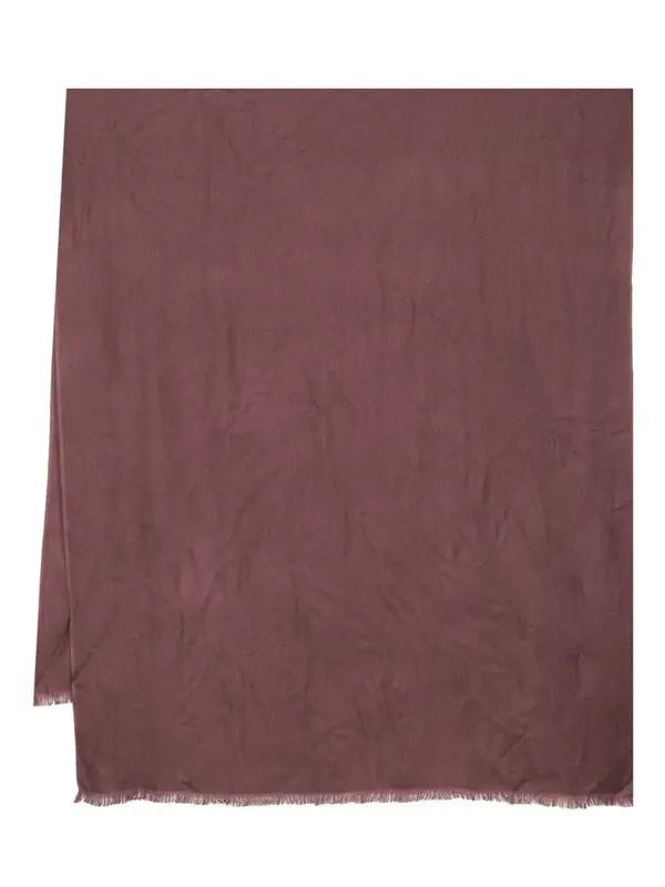 N.peal Frayed Cashmere Shawl - Brown