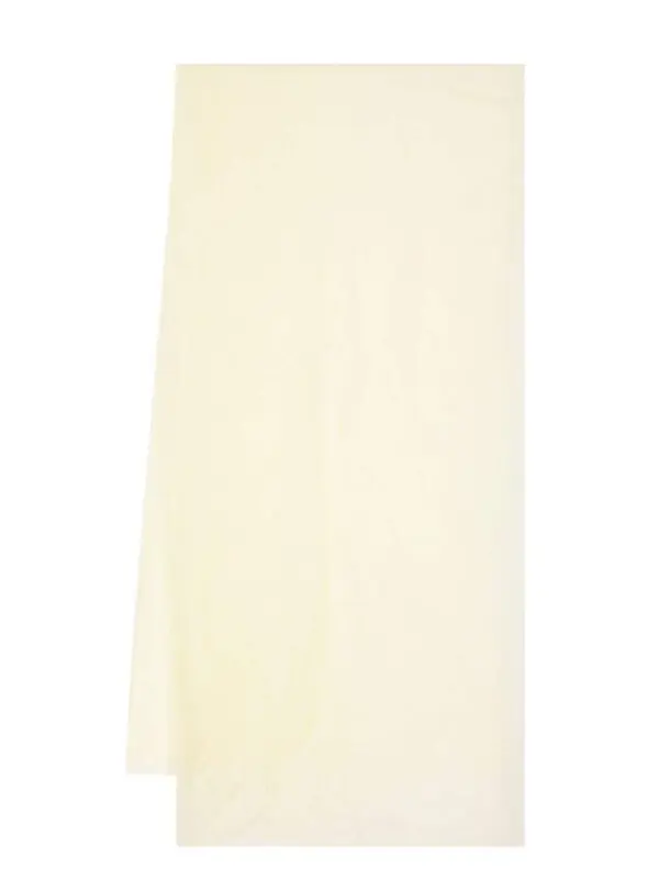 N.peal Dip Dye Ombré Cashmere Scarf - Yellow
