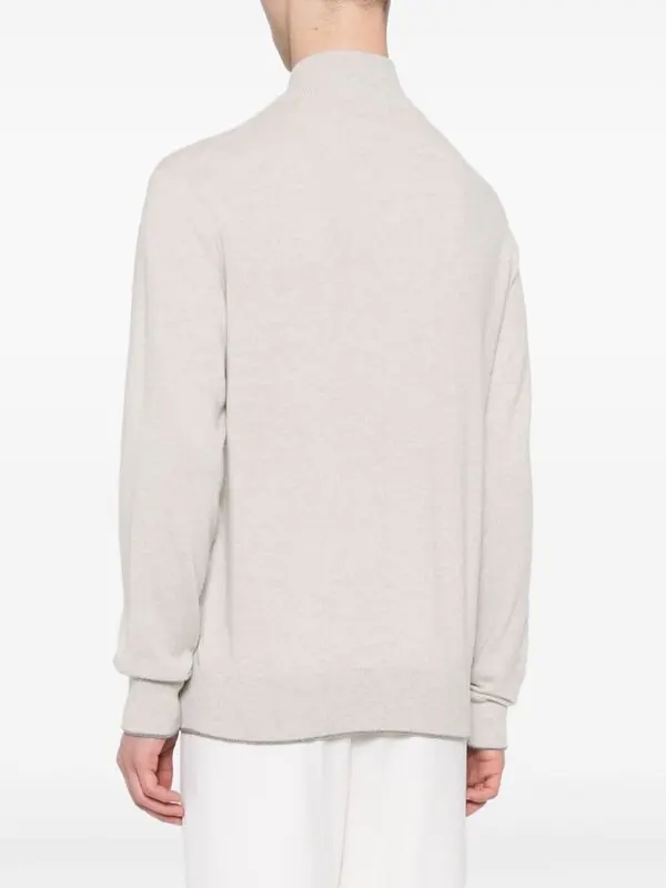 N.peal Knightsbridge Zip-up Cardigan - Neutrals