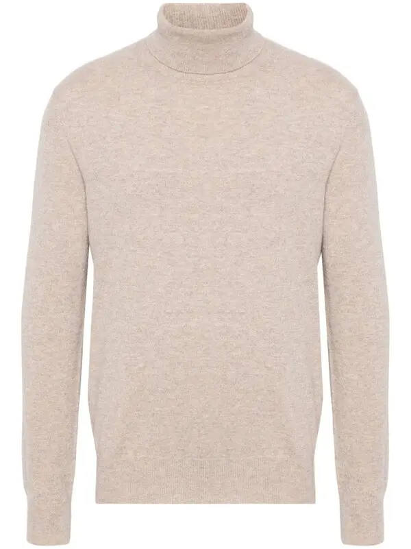 N.peal Trafalgar Roll-neck Jumper - Brown
