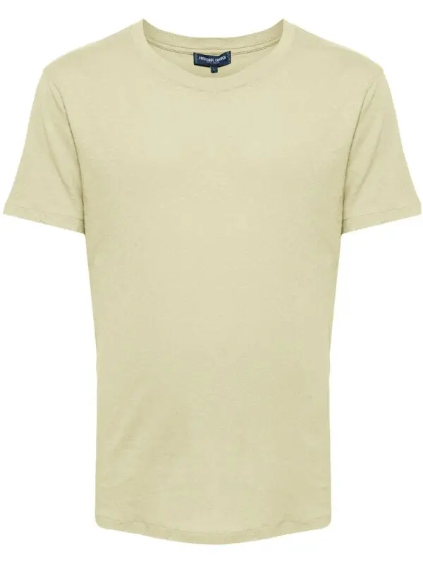 Frescobol Carioca Lucio Cotton-linen T-shirt - Green