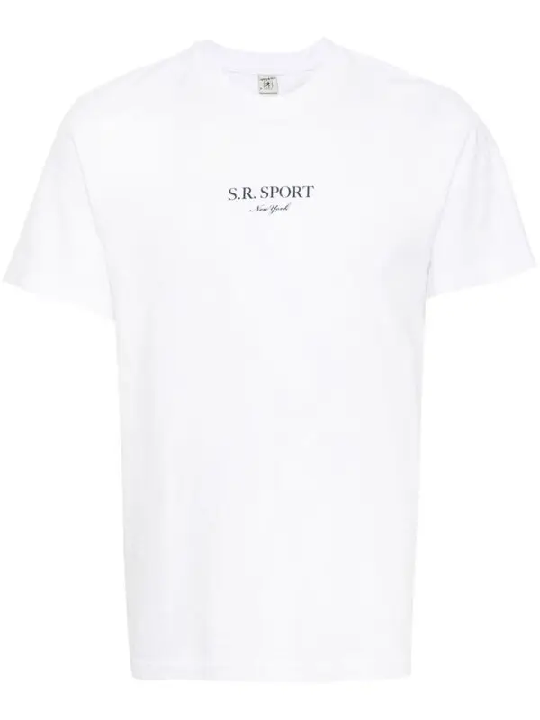SPORTY & RICH Wimbledon Cotton T-shirt - White