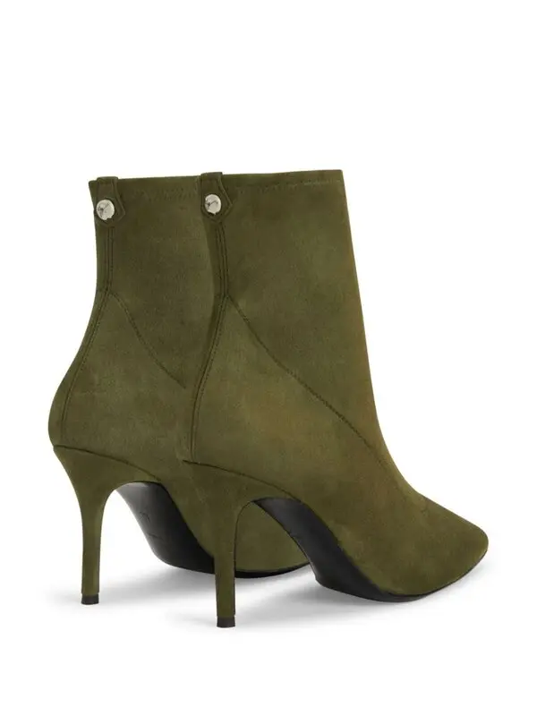 GIUSEPPE ZANOTTI Mirea 90mm Ankle Boots - Green