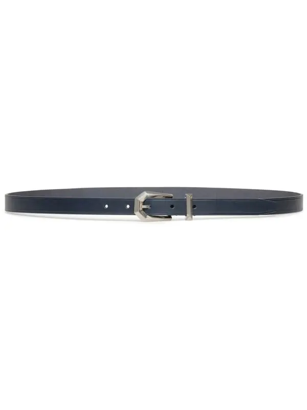 Bally Prisma Leather Belt - Blue