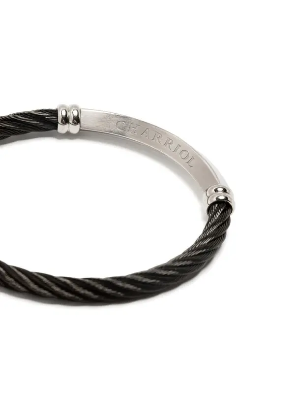 CHARRIOL Better Half Logo-engraved Bracelet - Black