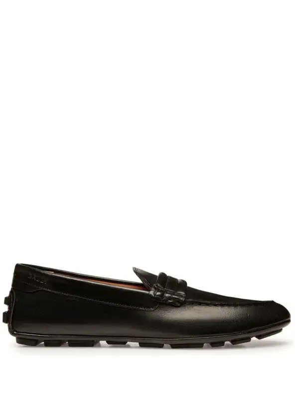 Bally Kerbs Leather Driving Loafers - Black