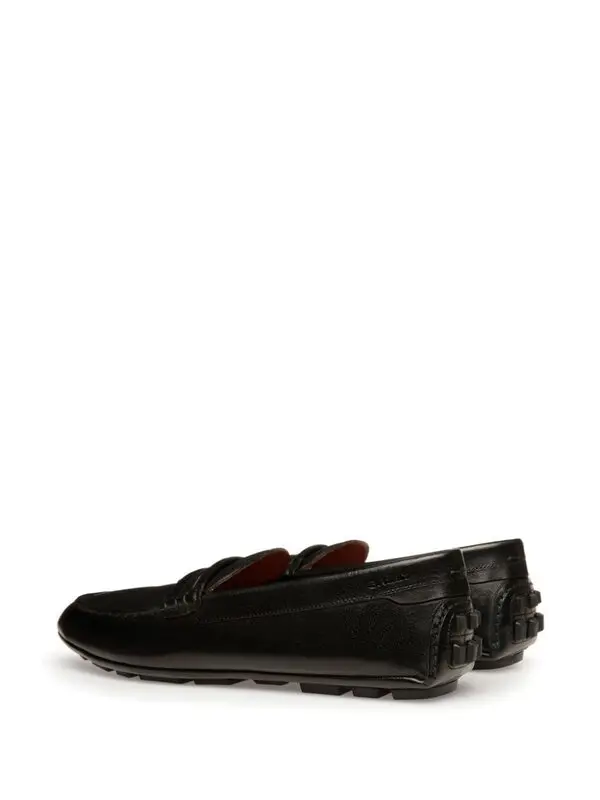 Bally Kerbs Leather Driving Loafers - Black