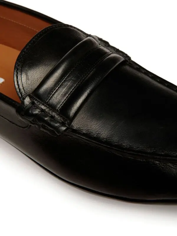 Bally Kerbs Leather Driving Loafers - Black