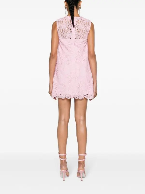 SELF-PORTRAIT A-line Lace Mini Dress