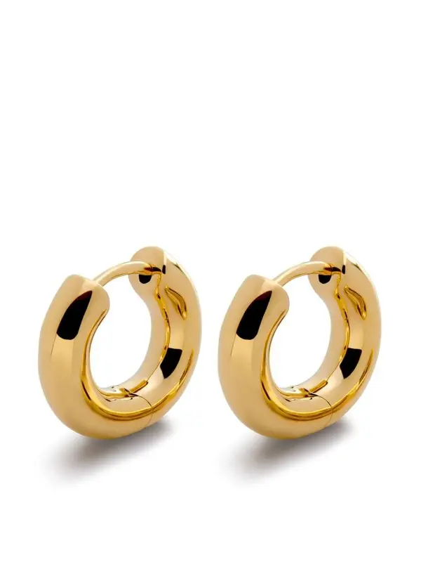 Monica Vinader Essential Huggie Earrings - Gold