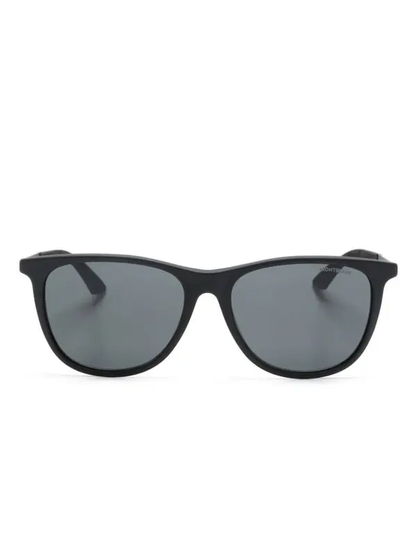 Montblanc Square Frame Sunglasses - Black