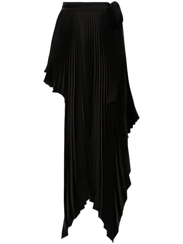 PETER DO Sliced Pleated Wrap Skirt