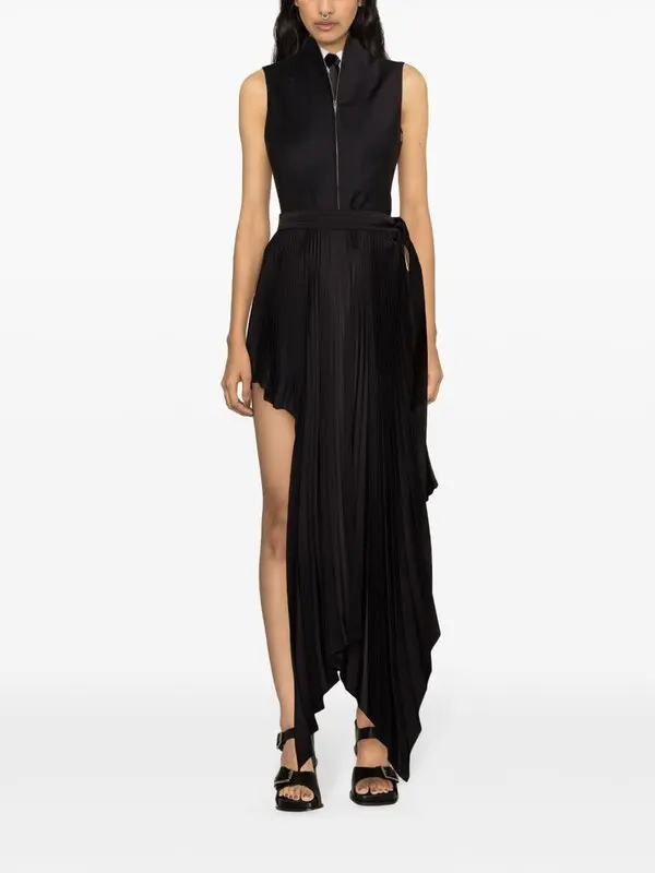 PETER DO Sliced Pleated Wrap Skirt