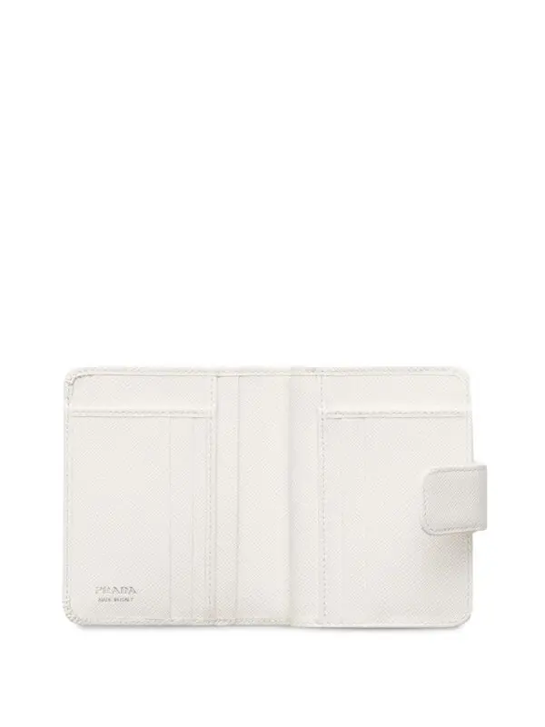Prada Small Triangle-logo Leather Wallet