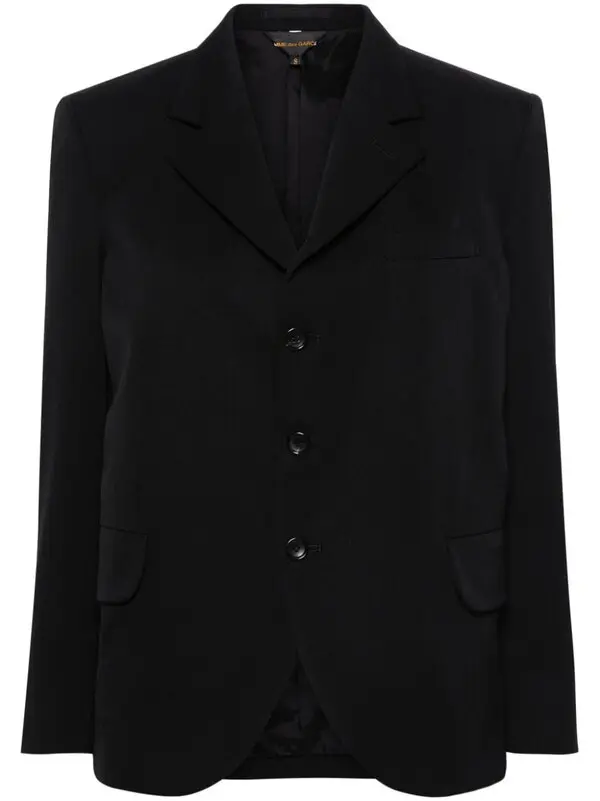 Comme Des Garçons Single-breasted Wool Blazer