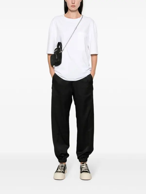 Y3 Logo-print Seersucker Track Pants