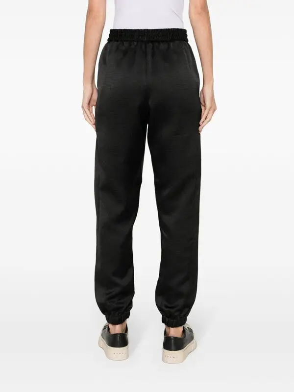 Y3 Logo-print Seersucker Track Pants