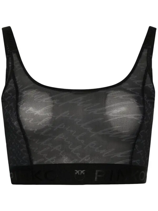 Pinko Bookmark Sheer Sports Bra