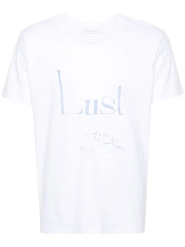 LUDOVIC DE SAINT SERNIN Logo-print T-shirt - White