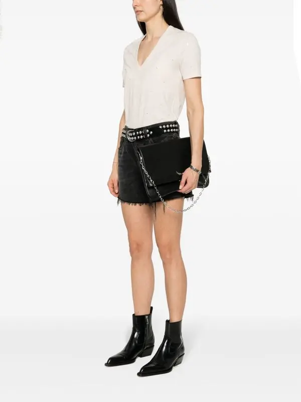 Zadig&Voltaire Large Rock Eternal Clutch Bag - Black